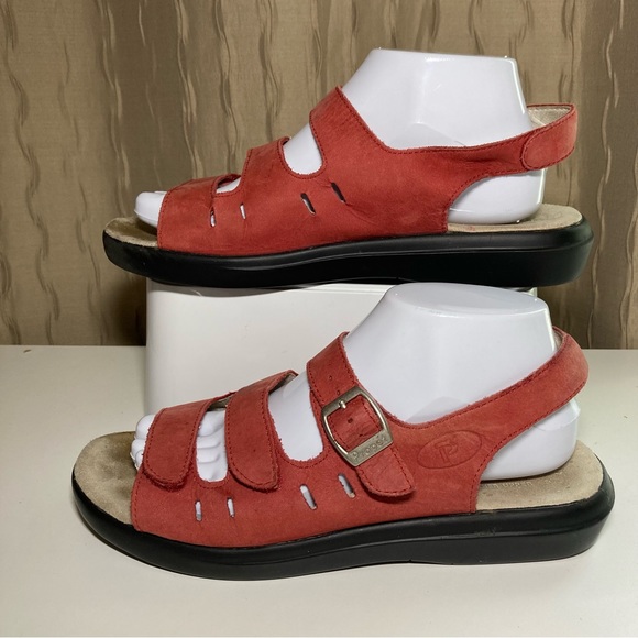 Propet | Shoes | Propt Breeze Walker Womens 9 Adjustable Sandals Red ...